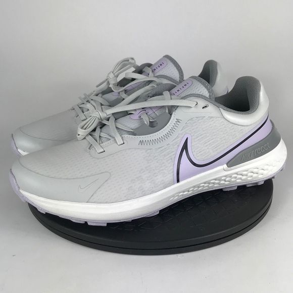 Nike | Shoes | Nike Infinity Pro 2 Graypurple Spikeless Golf Shoes ...